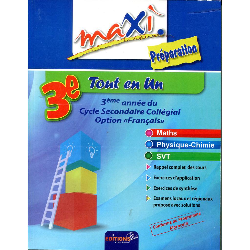 Maxi préparation 3 AC Math-Physique-Svt | ALMOUGGAR.COM