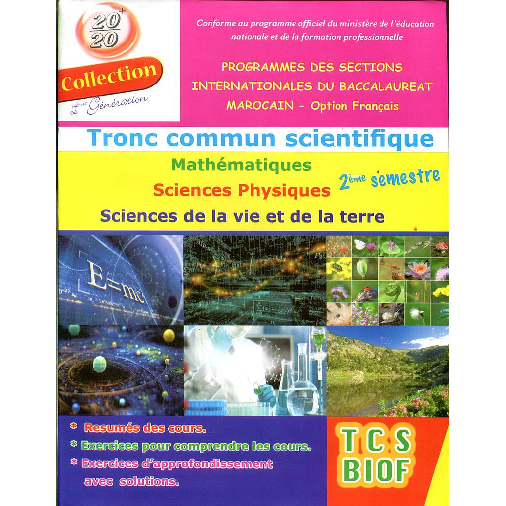 collection 20/20 TC biof scientifique math SVT PC 2ème semestre ...