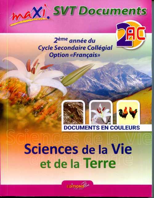 Maxi SVT Documents 2AC Option Français | ALMOUGGAR.COM