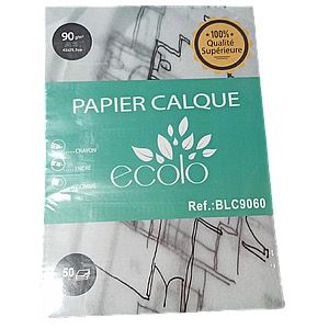 Bloc De Papier Calque 50 Feuille 90G | ALMOUGGAR.COM