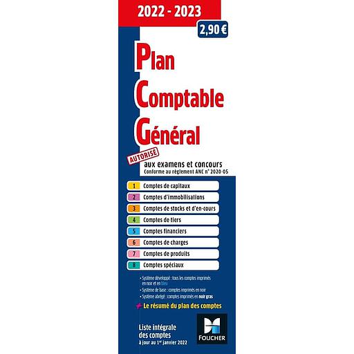 Plan comptable général Edition 2022-2023 | ALMOUGGAR.COM