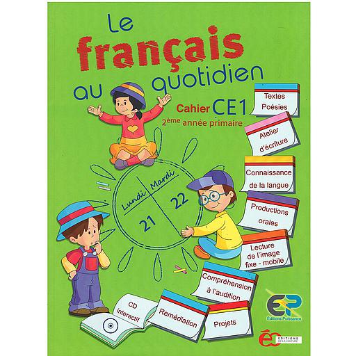 Le Français au quotidien CE1 - Cahier d’Activités | ALMOUGGAR.COM