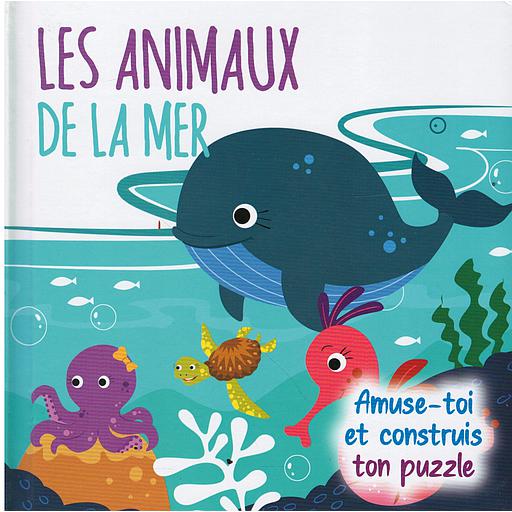 Les animaux de la mer - Amuse toi et construit ton puzzle | ALMOUGGAR.COM