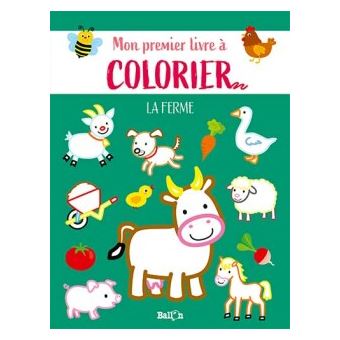 mon premier livre à colorier LA FERME | ALMOUGGAR.COM